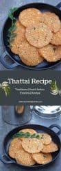 Thattai Recipe | How To Make Thattai - My Cooking Journey