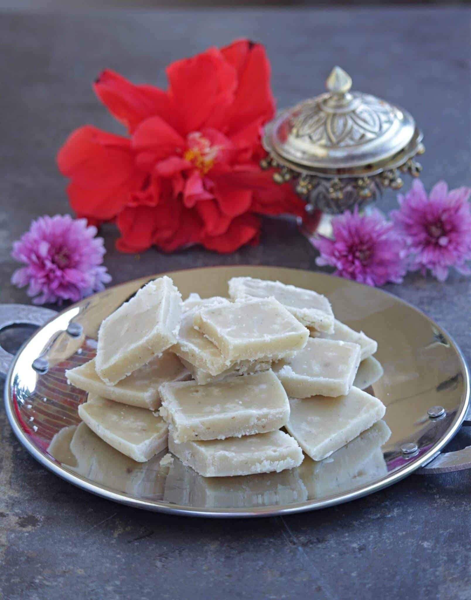Maida Burfi | Maida Cake Recipe - My Cooking Journey