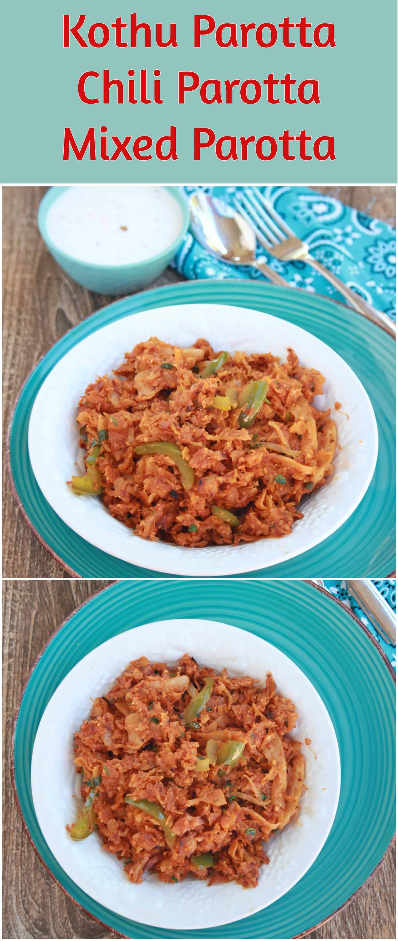 Chilli Parotta | Kothu Parotta | Mixed Parotta - My Cooking Journey