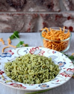 Kothamalli Sadam | Cilantro Rice | Coriander Rice