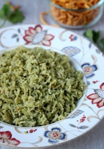 Kothamalli Sadam | Cilantro Rice | Coriander Rice