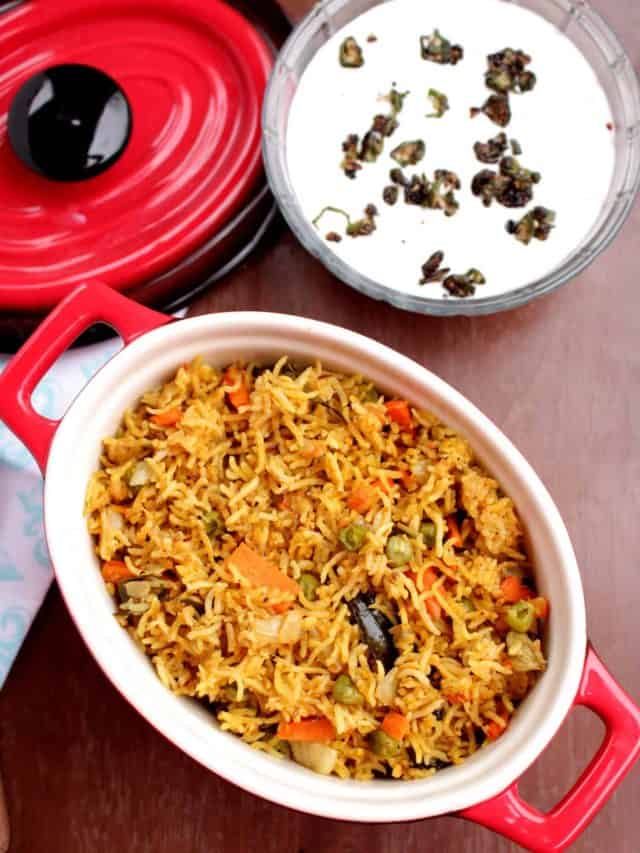 Instant Pot Vegetable Masala Rice - My Cooking Journey