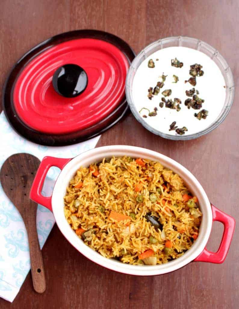Instant Pot Vegetable Masala Rice - My Cooking Journey