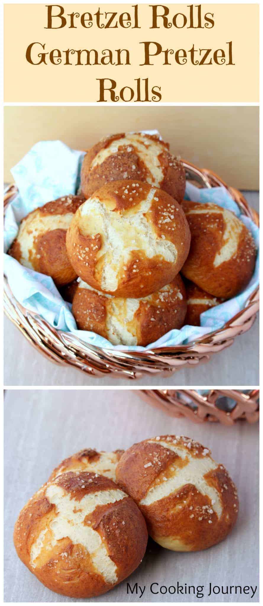 Bretzel Rolls | German Pretzel Rolls - My Cooking Journey