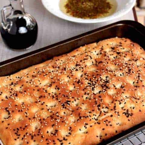 Lagana Bread | Greek Lenten Flatbread | Vegan Flatbread