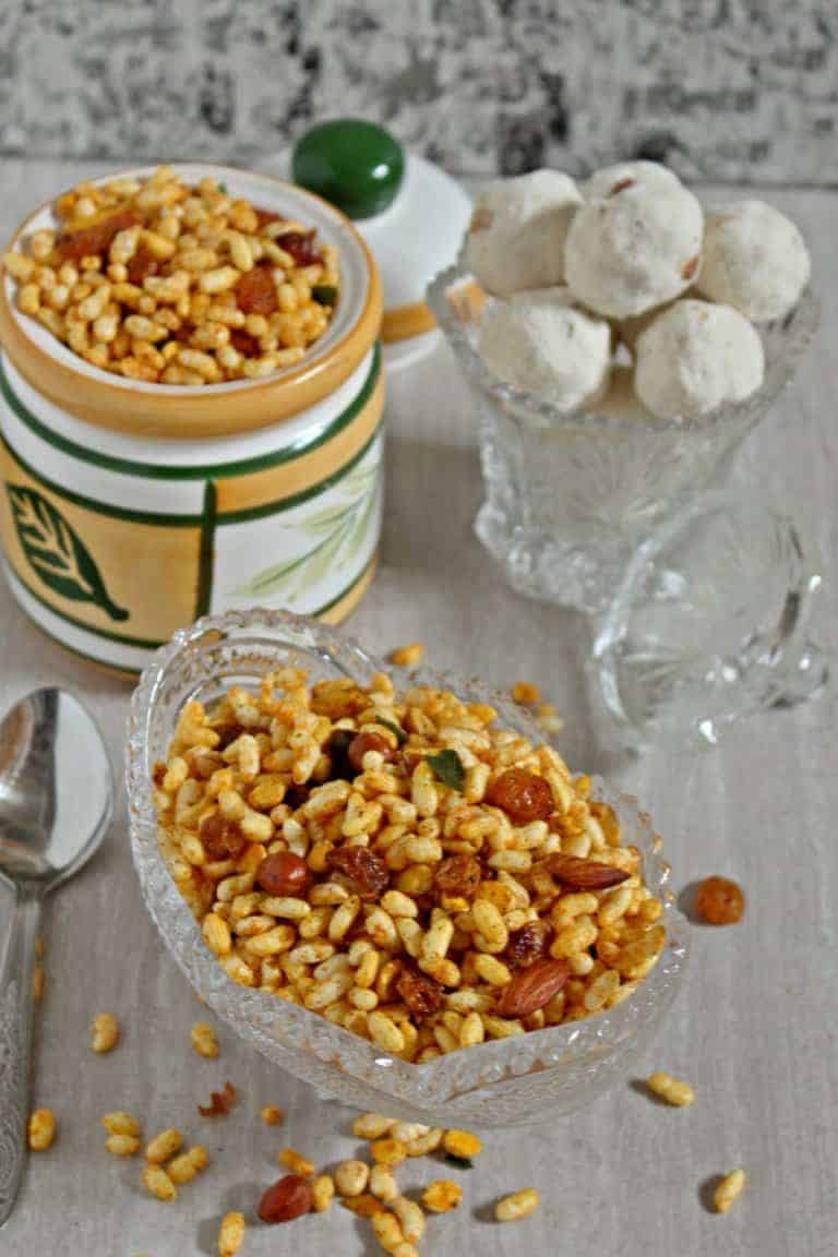 Kara Pori Mixture | Murmure Mixture | Spiced Puffed Rice Mixture - My ...