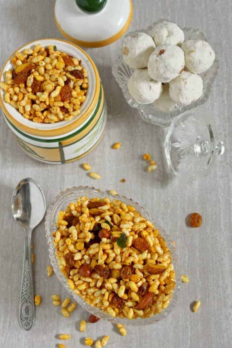 Kara Pori Mixture | Murmure Mixture | Spiced Puffed Rice Mixture - My ...