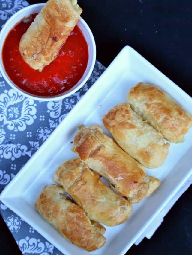 Mozzarella Sticks Made With Puff Pastry - My Cooking Journey
