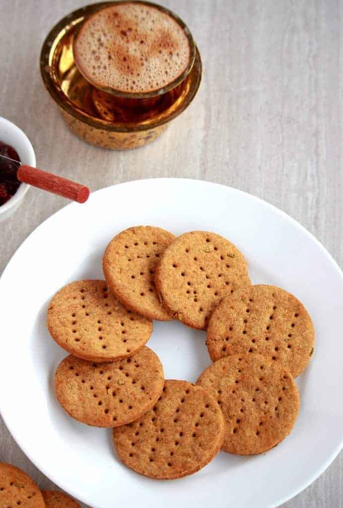 Jau Ki Papdi | Baked Barley Crackers - My Cooking Journey