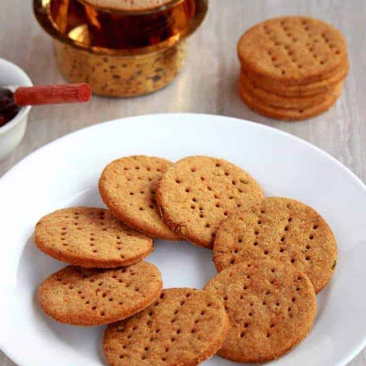 Jau Ki Papdi | Baked Barley Crackers - My Cooking Journey