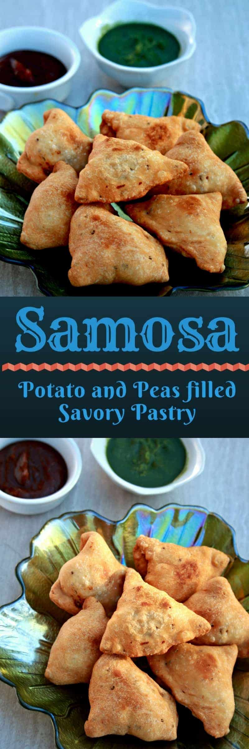 Samosa | Vegan Potato And Peas Filled Savory Pastry