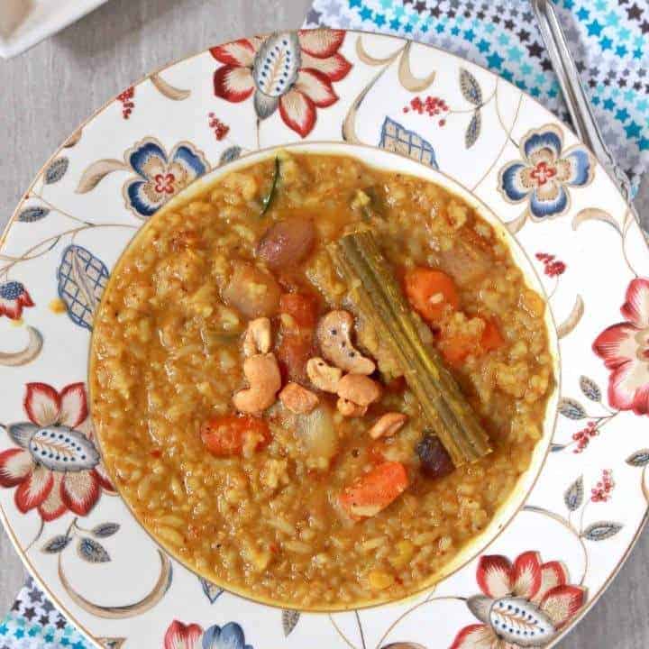 Sambhar Sadham | South Indian Sambhar Rice - My Cooking Journey