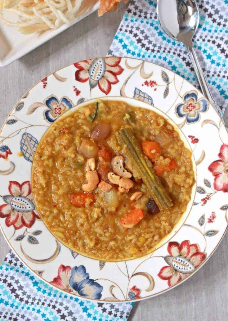 Sambhar Sadham | South Indian Sambhar Rice - My Cooking Journey