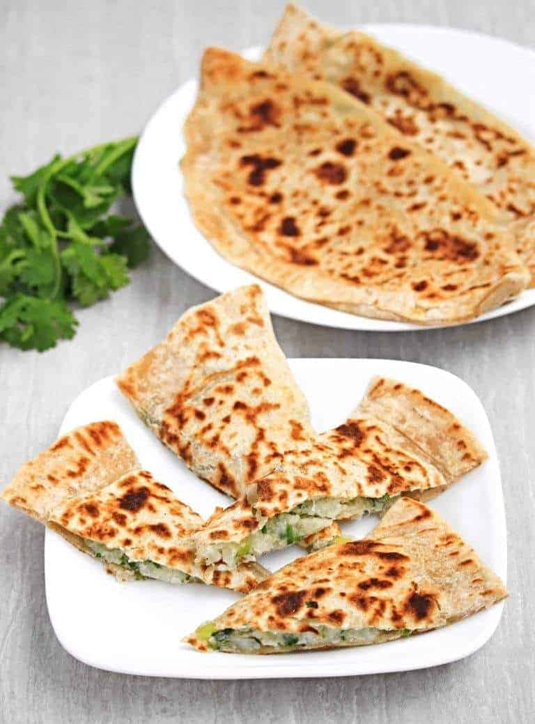 Boulanee Katchalu | Afghani Bolani | Stuffed Flatbread - My Cooking Journey