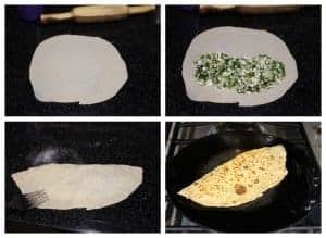 Qutab Flatbread | Kutab | Azerbaijani Stuffed Flatbread