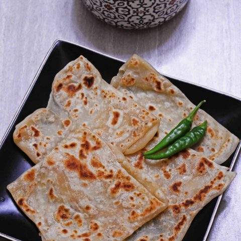 Eggless Veechu Parotta Recipe - My Cooking Journey