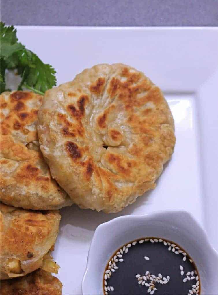 Xian Bing | Chinese Stuffed Pancake - Vegetarian - My Cooking Journey