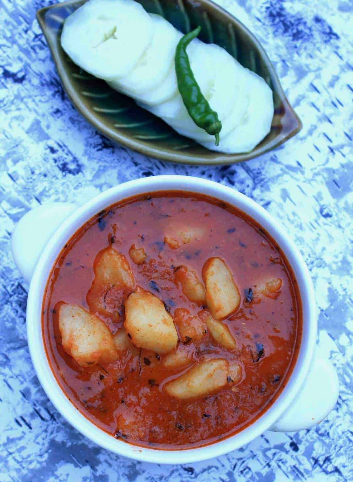Aloo Methi Rasedar Subzi | Vegan Potato Curry - My Cooking Journey