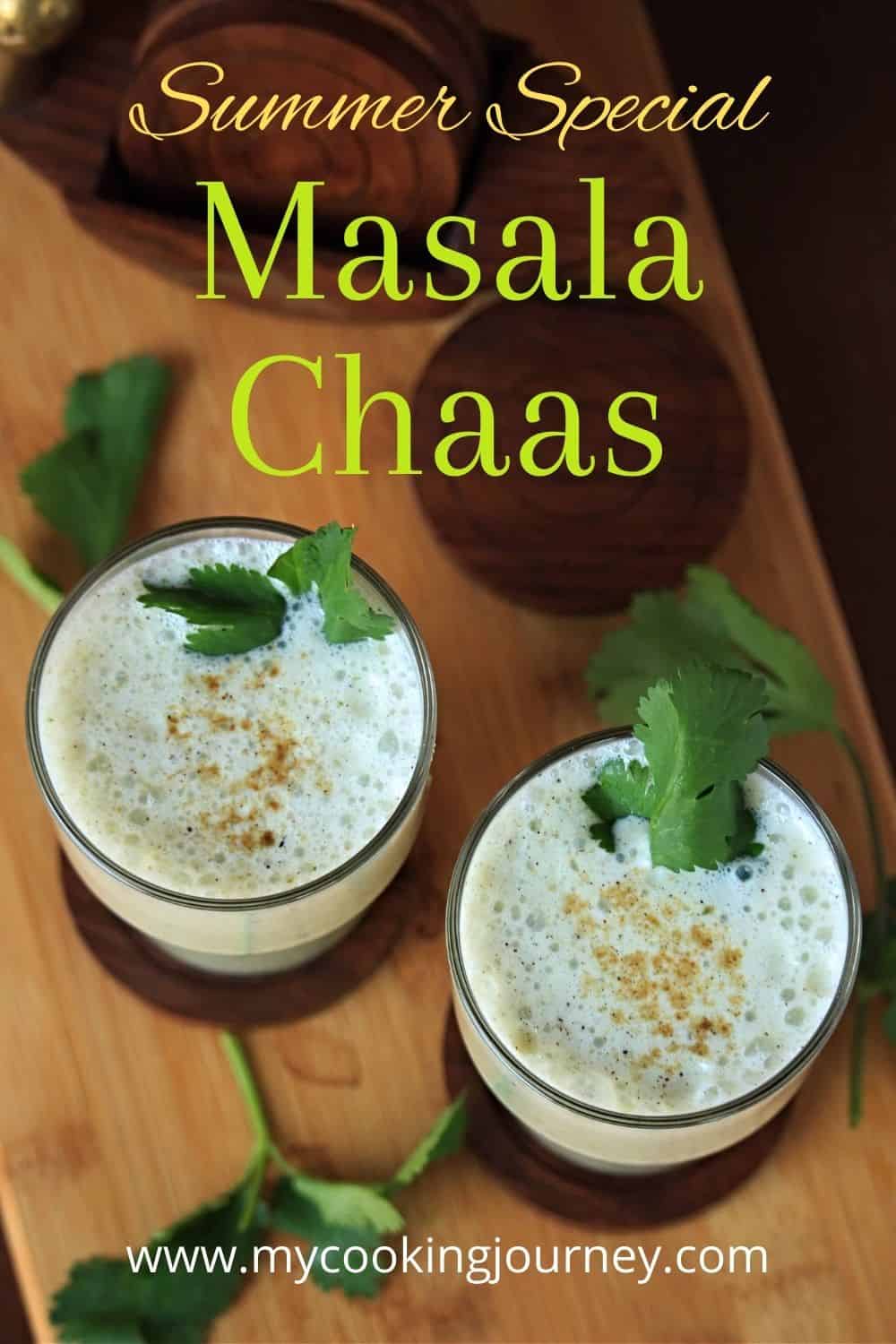 Masala Chaas | Spiced Buttermilk - My Cooking Journey
