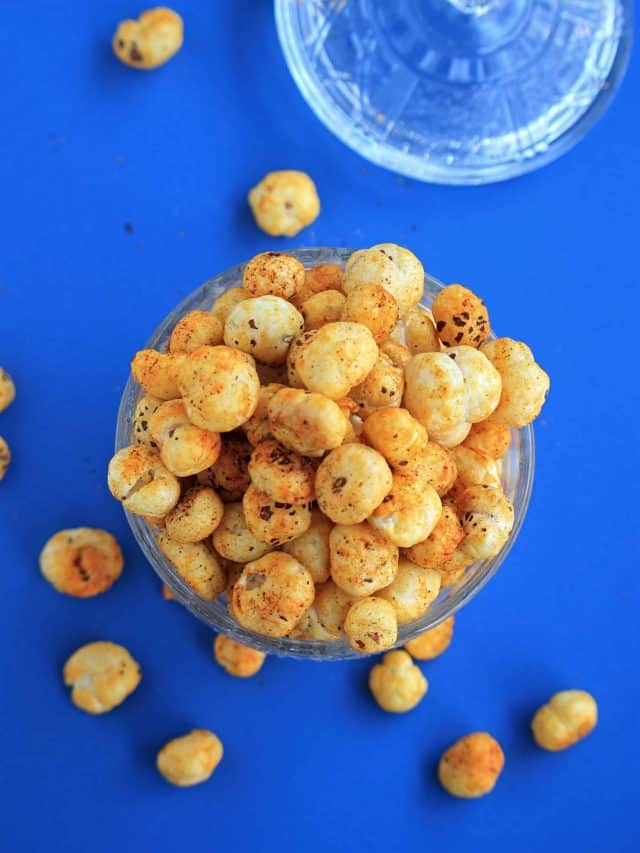 Spicy Roasted Makhana | Roasted Foxnut - My Cooking Journey