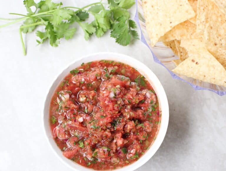 Homemade Quick and Easy Salsa - My Cooking Journey