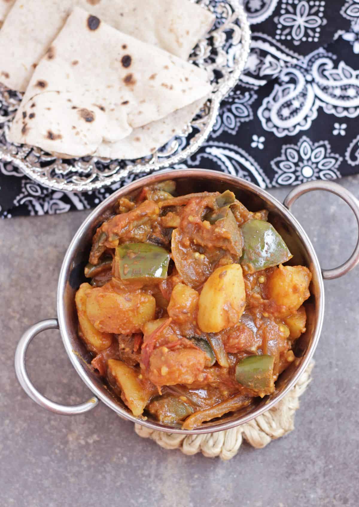 Aloo Baingan | Potato and Eggplant Curry - My Cooking Journey