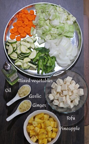 Sweet And Sour Vegetables - My Cooking Journey