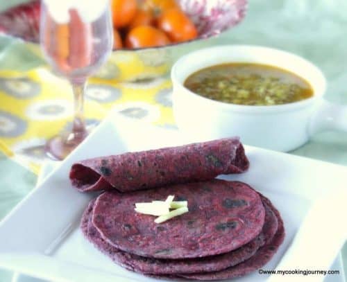 Beetroot Paratha / Flatbread Recipe - My Cooking Journey