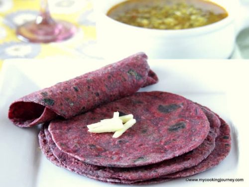 Beetroot Paratha / Flatbread Recipe - My Cooking Journey