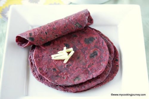 Beetroot Paratha / Flatbread Recipe - My Cooking Journey