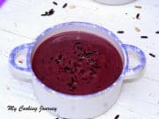Black Rice Pudding / Nap Naang made the Rongmei Naga Style