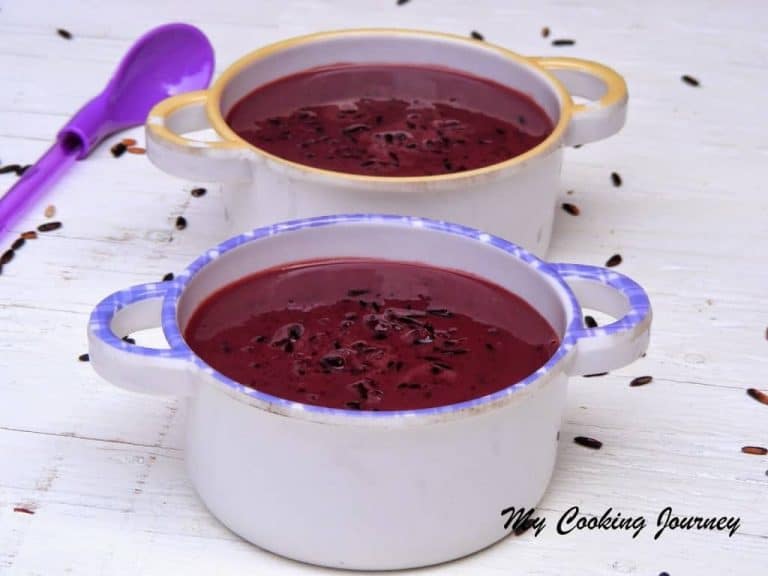 Black Rice Pudding / Nap Naang made the Rongmei Naga Style