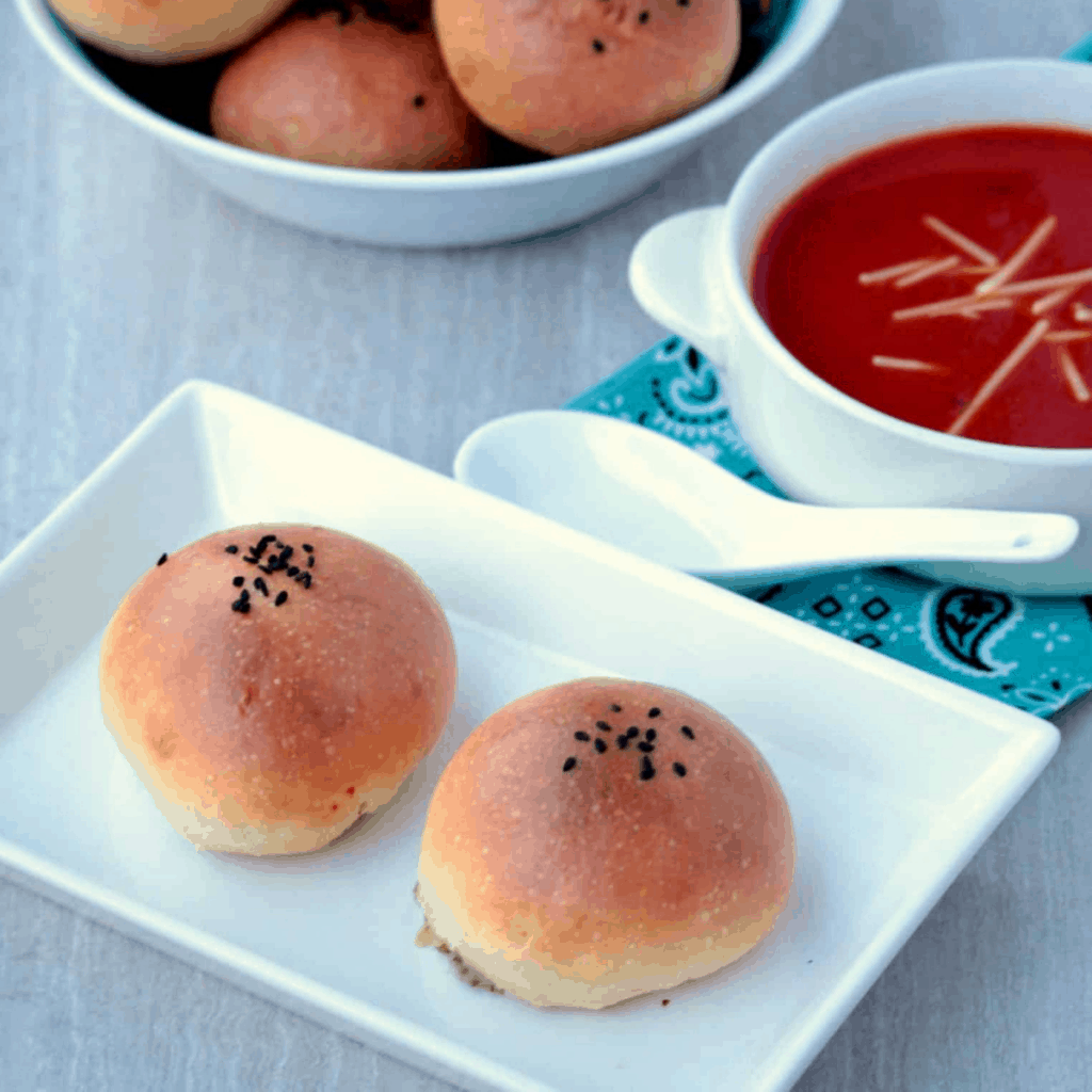 Peynirli Poğaça - Turkish Poğaça With Feta And Herb