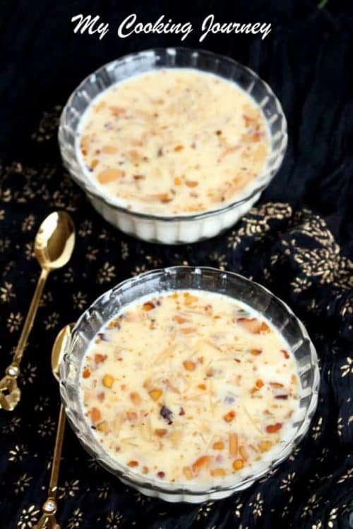 Sheer Khorma – Sheer Khurma – Dates, Milk and Vermicelli Pudding
