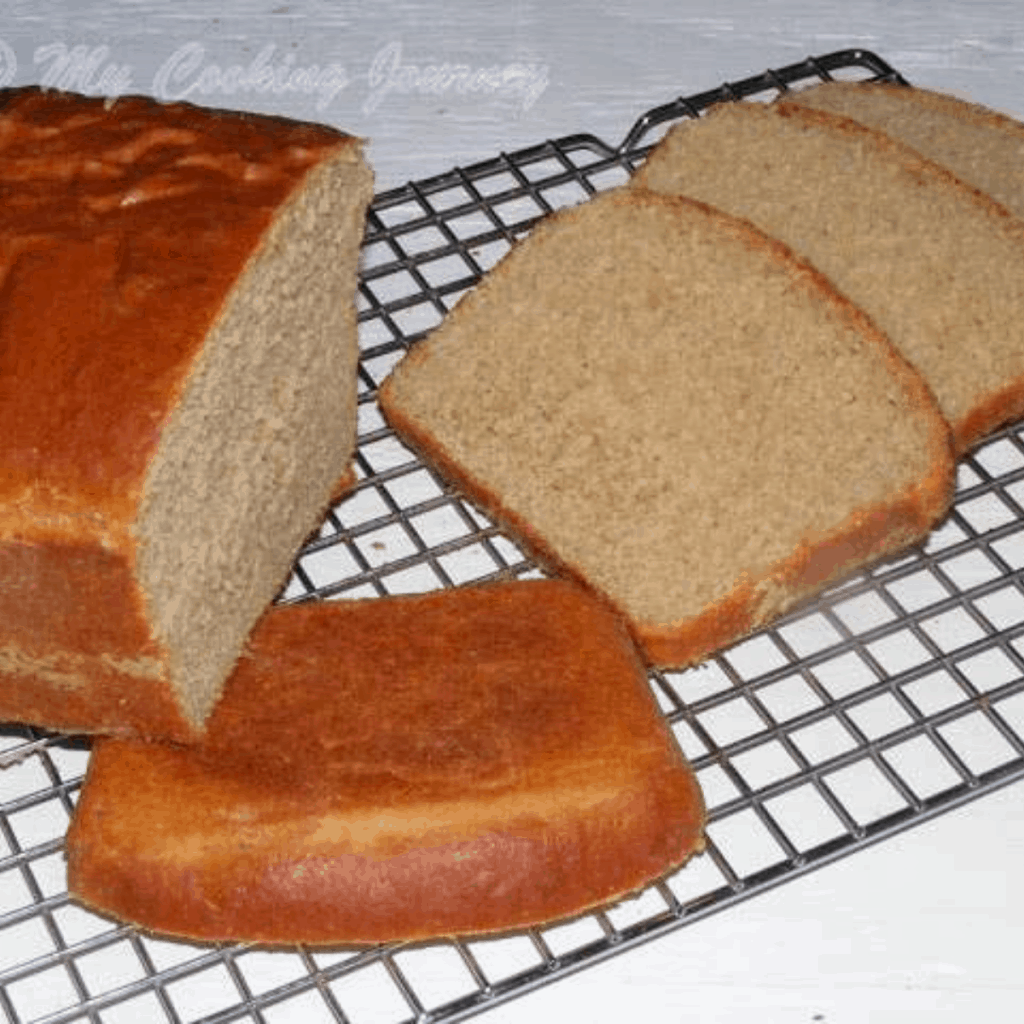 100% Whole Wheat Sandwich Bread - My Cooking Journey