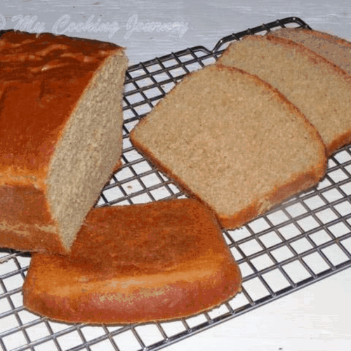 100% Whole Wheat Sandwich Bread - My Cooking Journey