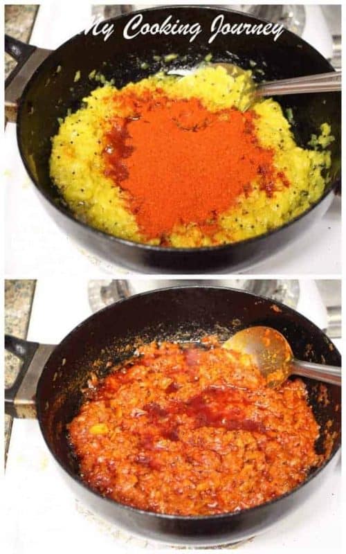 Mango Thokku – Maangai Thokku – Grated Raw Mango Pickle