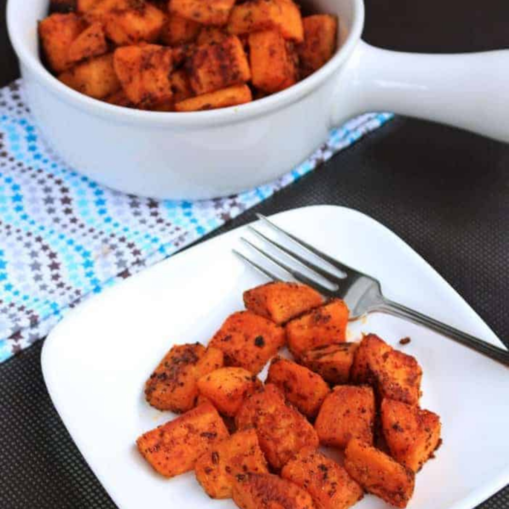 Spicy Oven Roasted Sweet Potatoes - My Cooking Journey